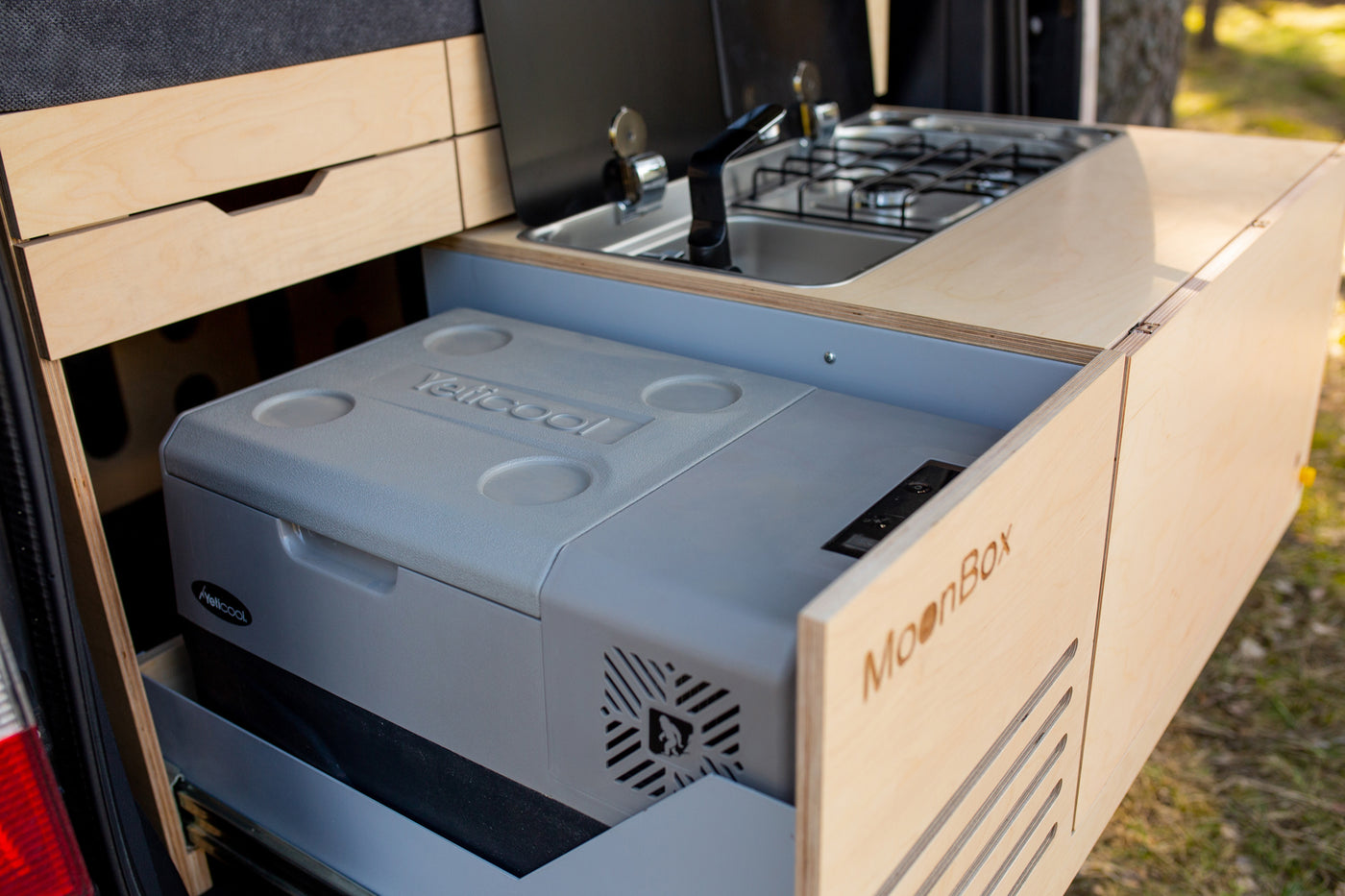 Moonbox Campingbox für Van/Bus 119x70x66 Premium